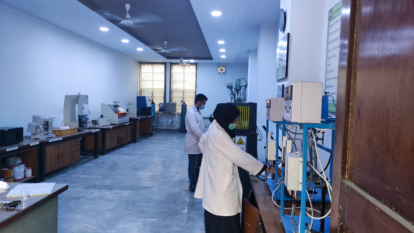Lab Facilities – Department of Polymer & Process Engineering